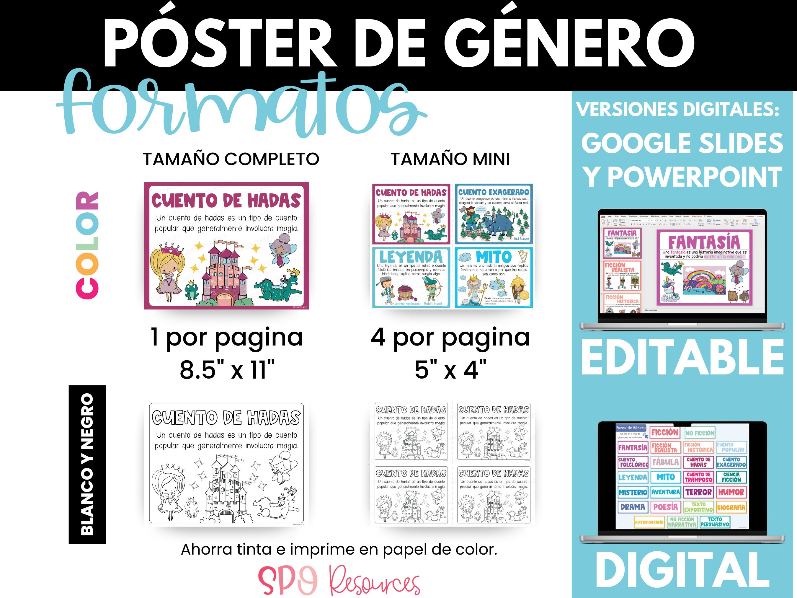 Carteles De Géneros De Lectura | Pósteres De Género Literario En ...