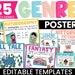 Reading Genre Posters for Classroom Literacy Focus Wall - Etsy