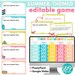 Summer Theme Jeopardy Game Template | Editable Classroom Game Show for ...