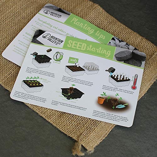 Salad & Vegetable Garden Seed Starter Kit Deluxe 12 Non-gmo Varieties ...