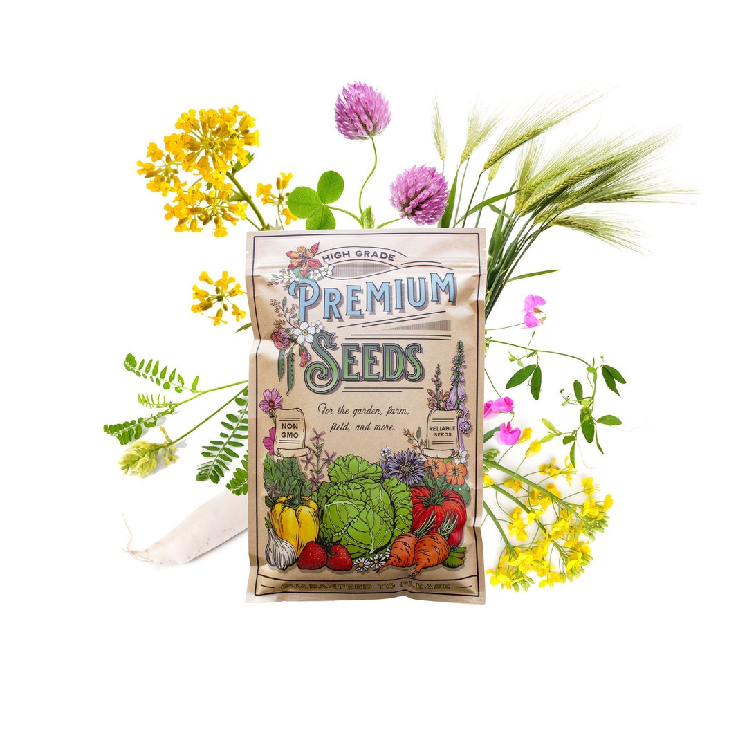 No-till Farm and Garden Cover Crop Mix Seeds - 1 Lbs - Blend of ...