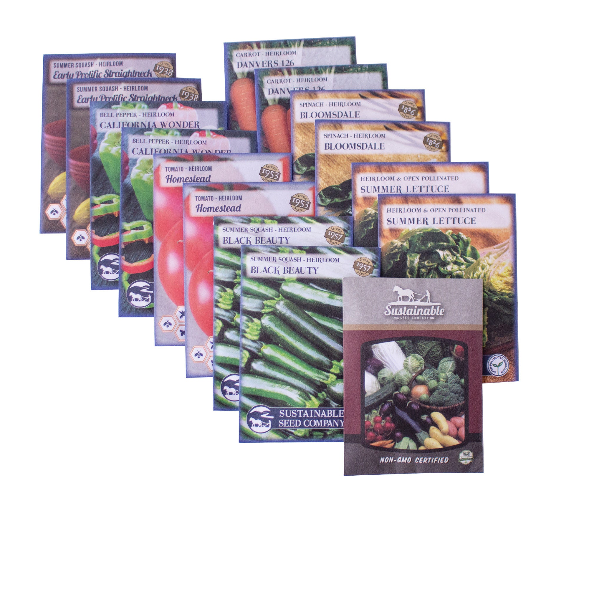 15-pack Non-gmo Market Garden Heirloom Seed Collection Homestead Tomato ...