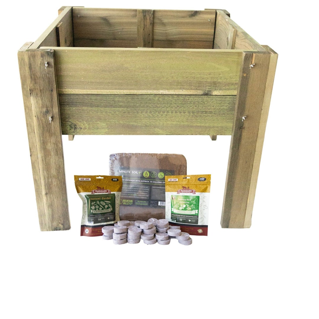 Complete Sustainable Home Garden - Includes 25 Seed Varieties, Seed ...