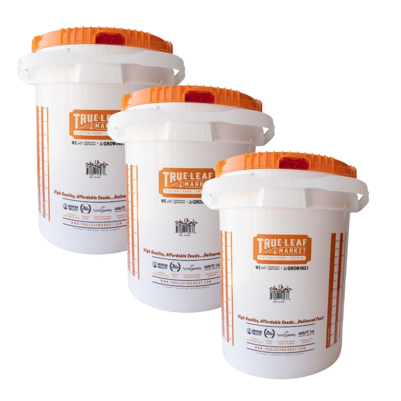 3 Pack - 5 Gallon Bucket With Easy On/off Ratcheting Lid - for Crafts ...