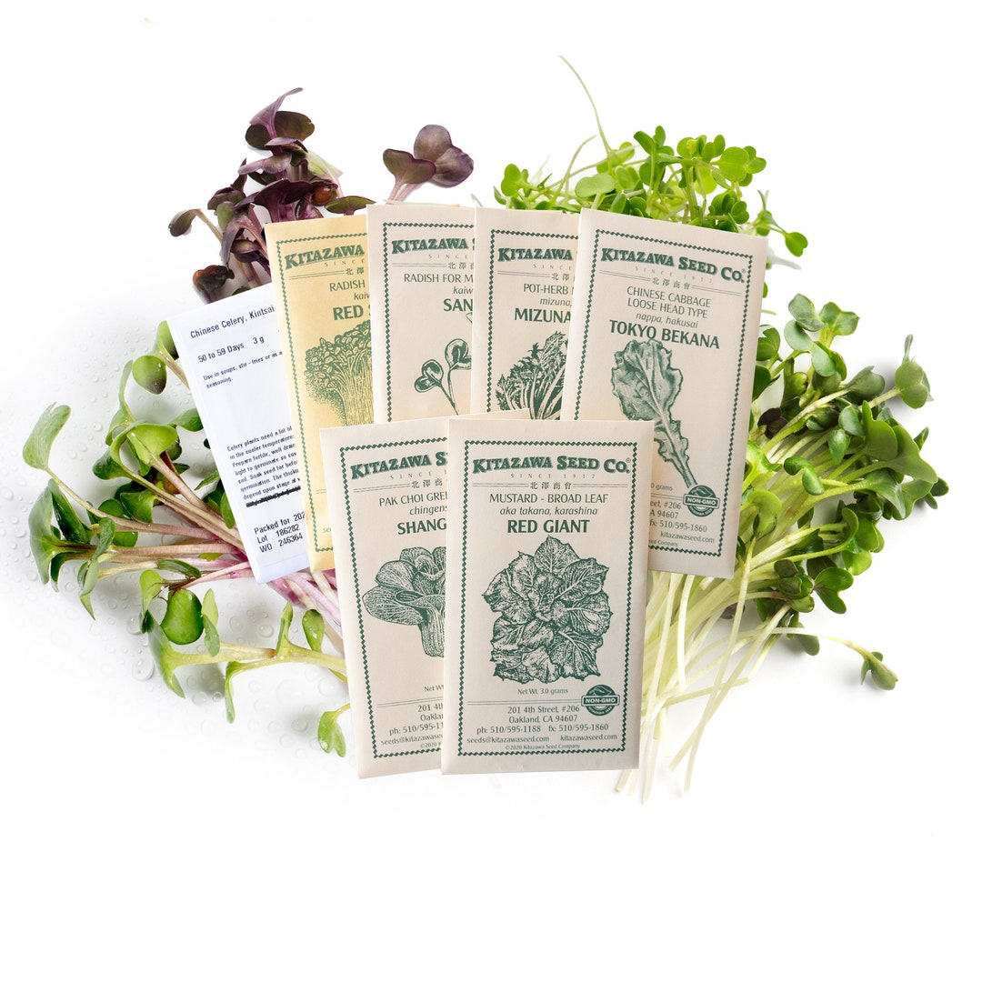 Chef's Specialty Seed Assortment - Microgreens Garden - Etsy