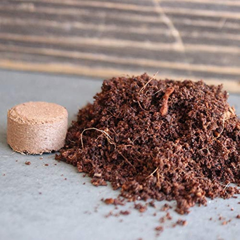 Minute Soil - Compressed Coco Coir Fiber Grow Medium - 20 MM Pellets ...