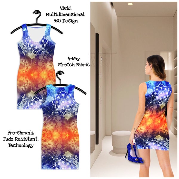 Fire and Ice Dress - Etsy