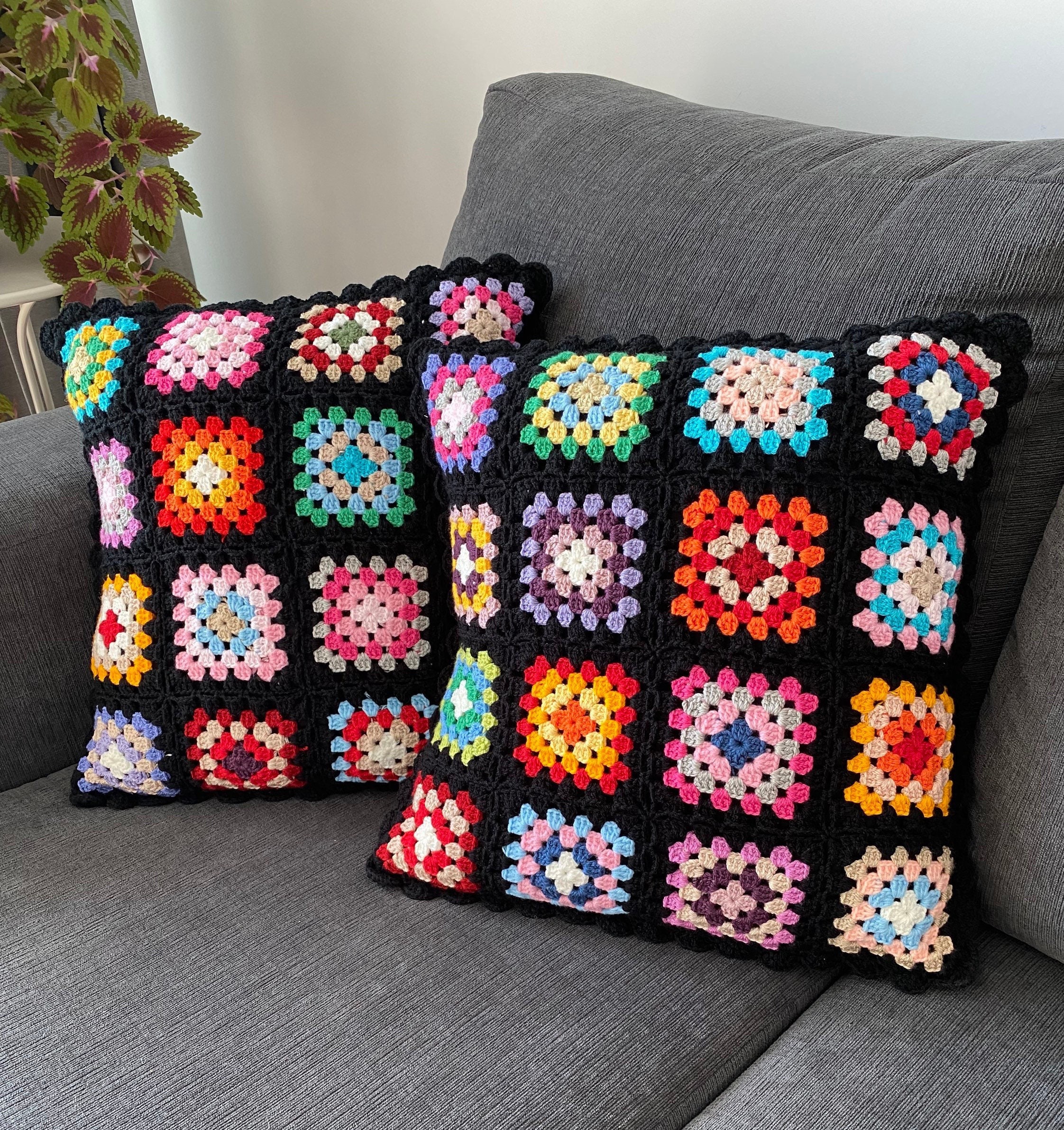 Crochet Pillow Cover - Etsy