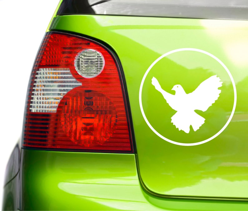 Peace Sign Peace Dove Peace Symbol Car Sticker Sticker Peace Dove Color ...