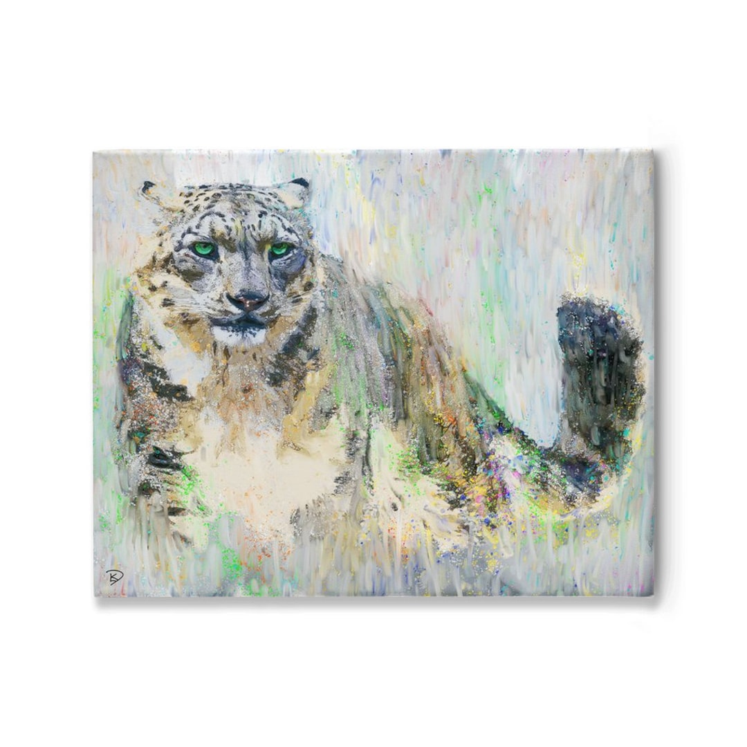 Snow Leopard Canvas Print "tip of the Spear" - Etsy