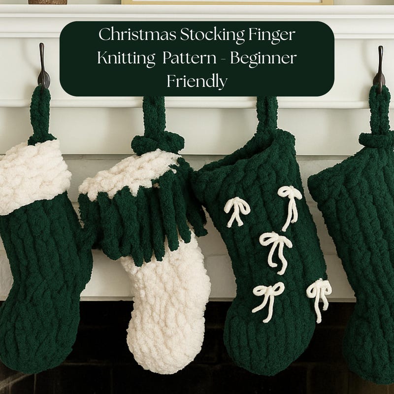 Chunky Stocking Crochet - Etsy