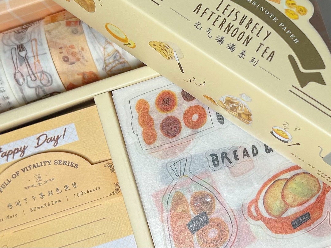 Rossa Crafts Stationary Sticker Set box is 6.75 X 5.75 - Etsy