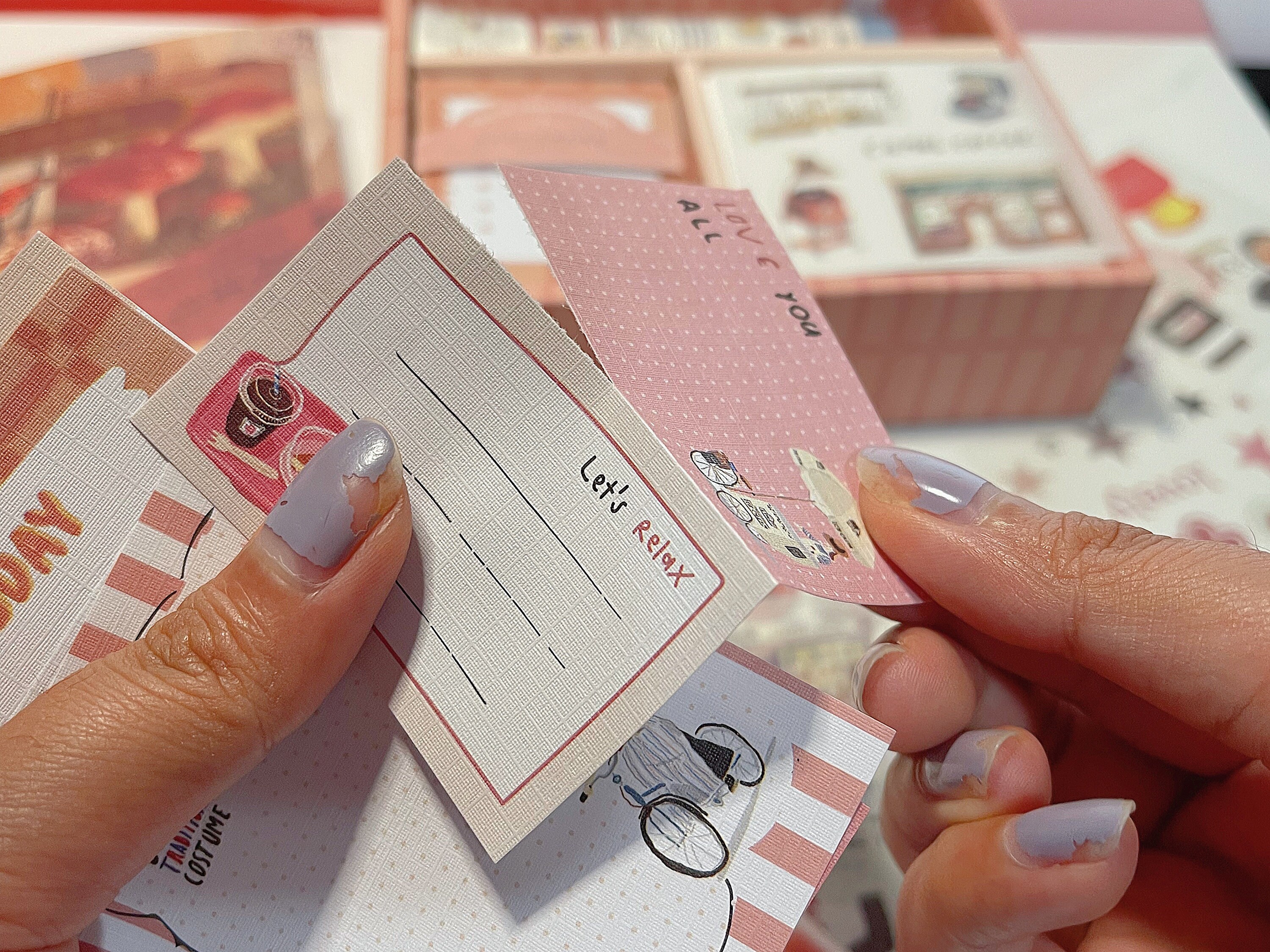 Rossa Crafts Stationary Sticker Set box is 6.75 X 5.75 Inches Scrapbook ...