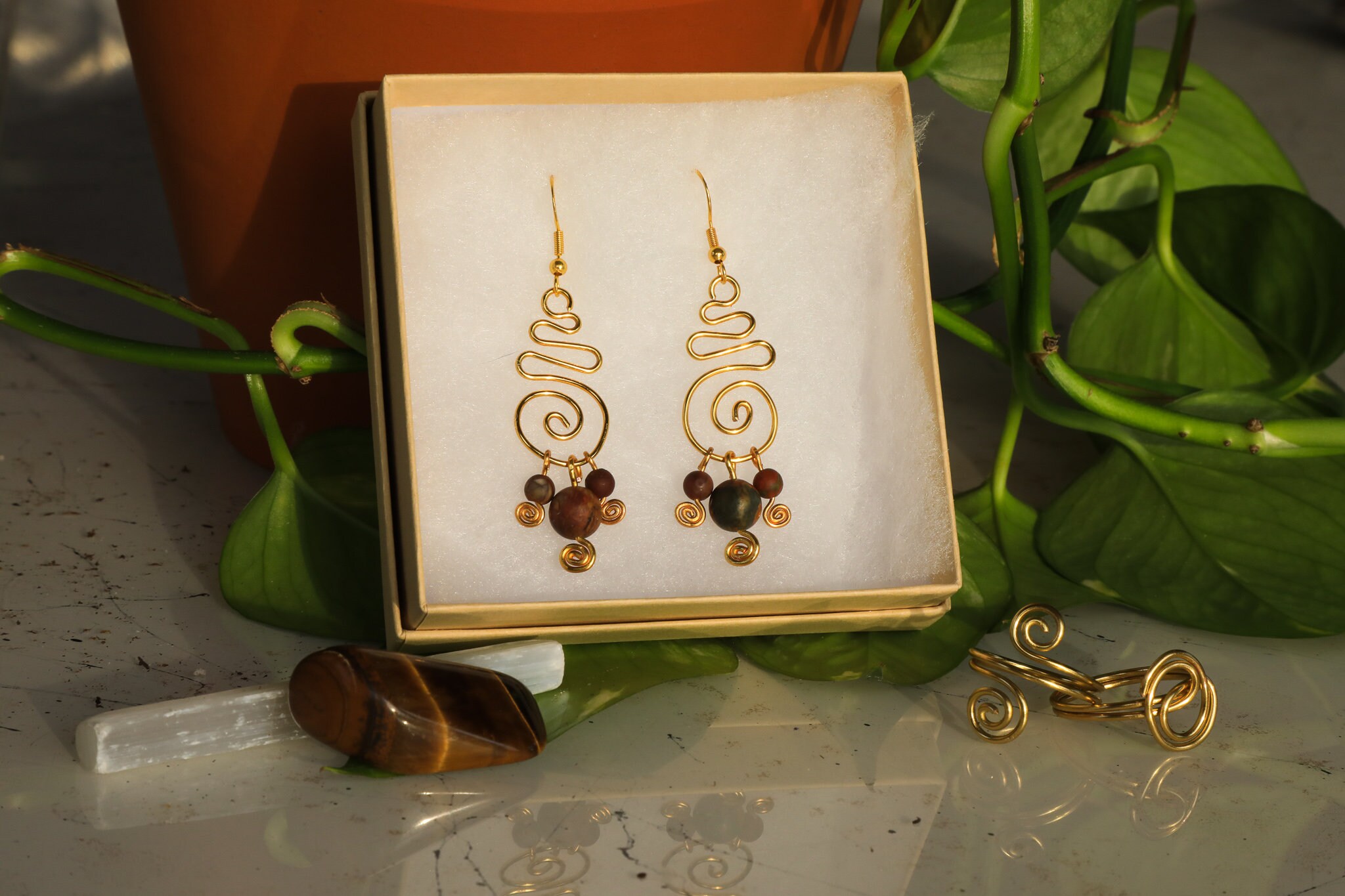 Deep Root Collection Spring Themed Earrings - Etsy