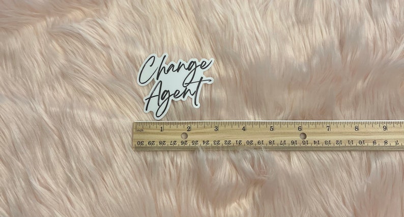 Change Agent Waterproof Sticker - Etsy