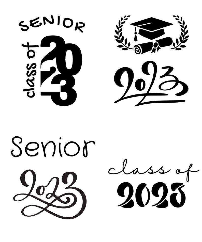 Senior 2023 Svg, Class of 2023 Svg, Grad Svg, Graduate Svg, Graduation ...