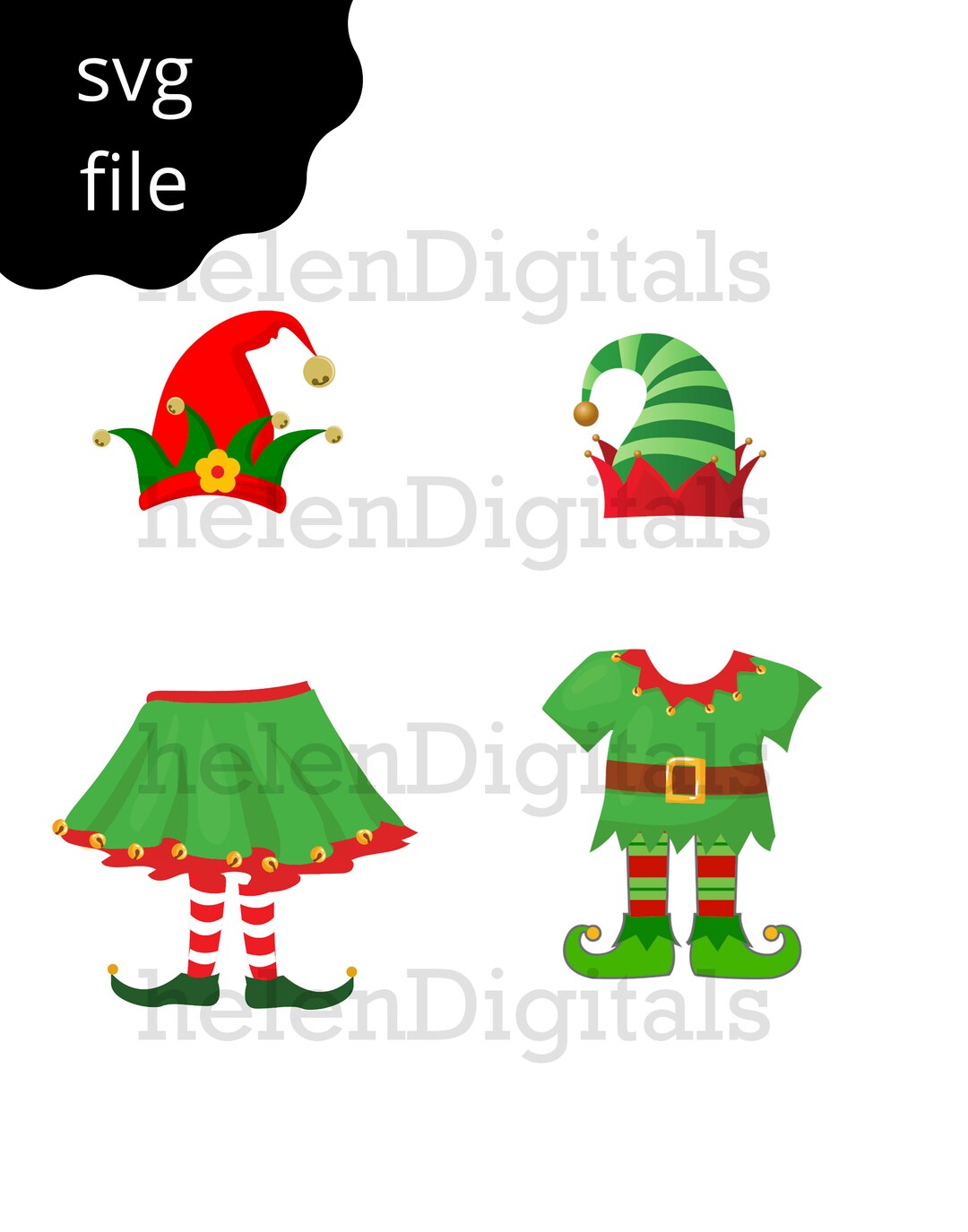 Elf Svg,christmas Elfs Svg,kids Christmas Svg,elf Boy Svg,elf Girl Svg ...