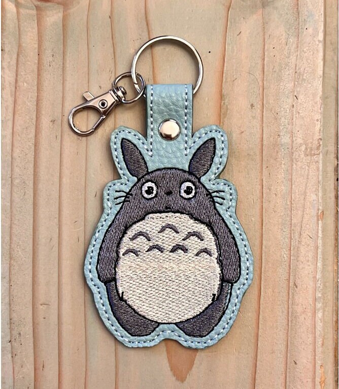 Totoro Keychain Totoro Zipper Pull Anime Keychain Totoro Purse Charm ...