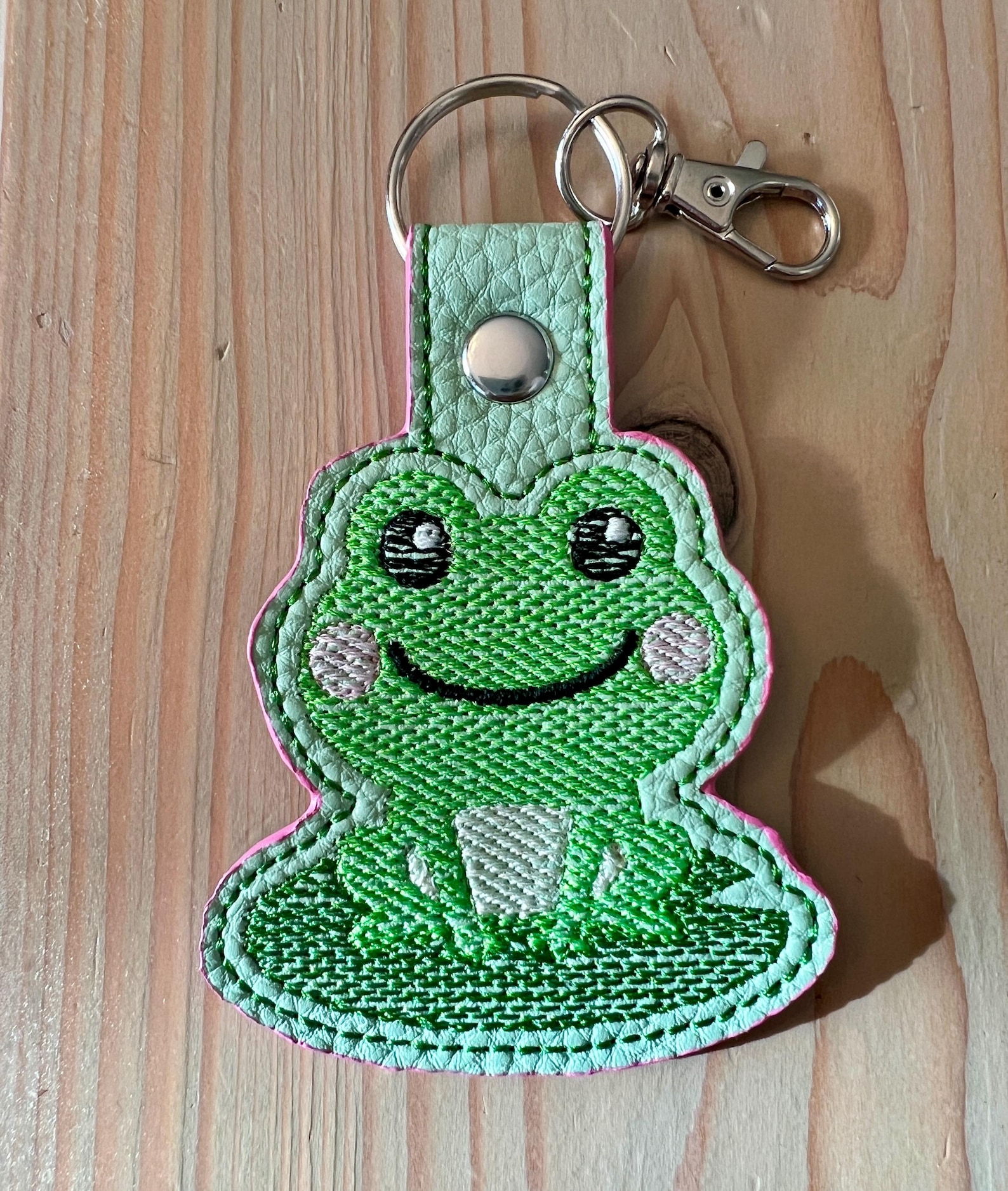 Kawaii Frog Keychain | Frog Zipper Pull | Frog Purse Charm | Ready to ...