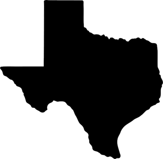 Texas Filled Jpg Svg Png Dxf Pdf | Etsy