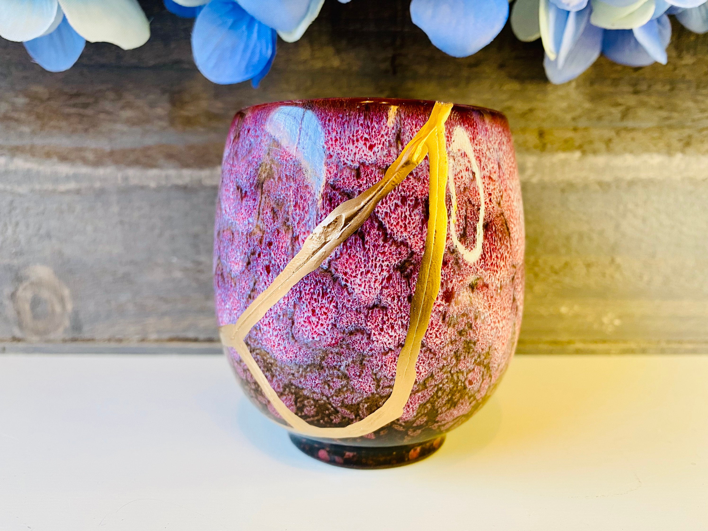 Kintsugi Cup Kintsugi Pink Teacup Kintsugi Pottery Handmade - Etsy ...