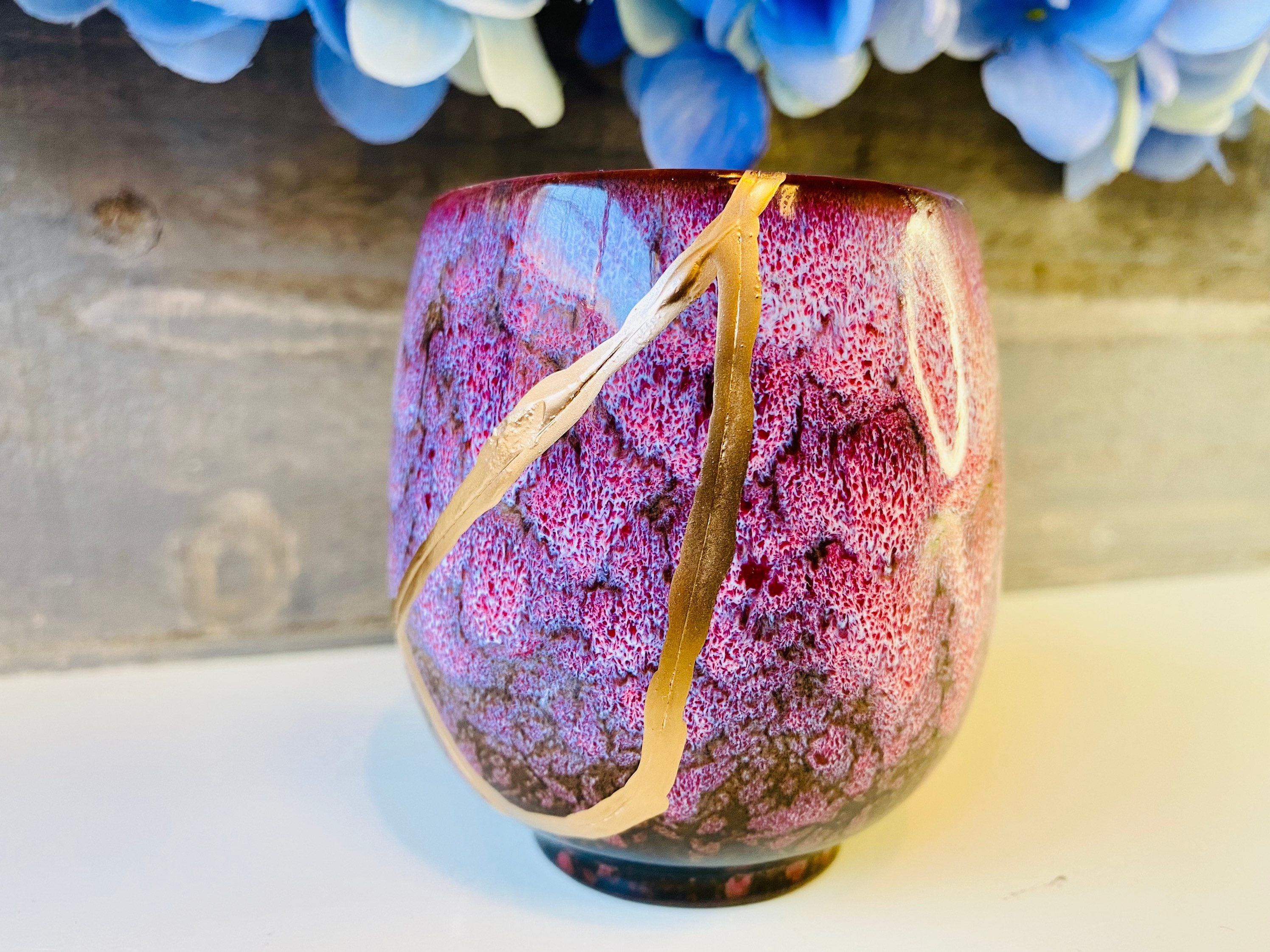 Kintsugi Cup Kintsugi Pink Teacup Kintsugi Pottery Handmade - Etsy ...