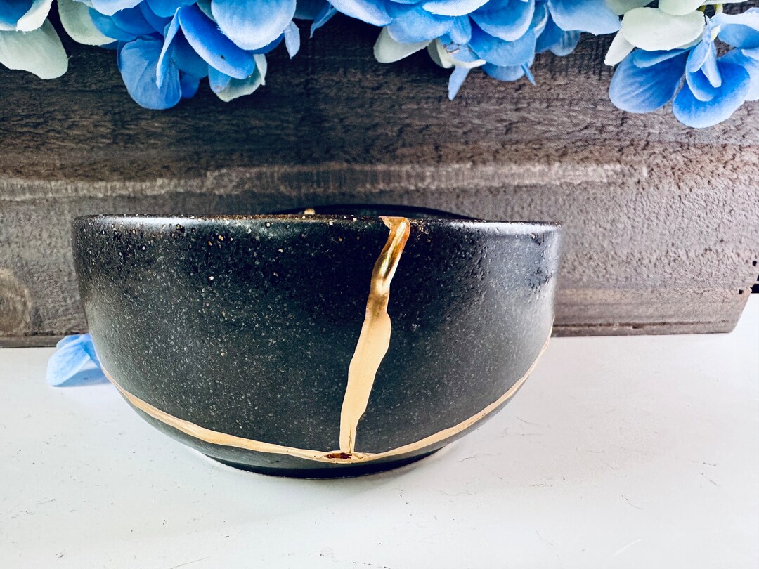 Kintsugi, Kintsugi Brown Ring Bowl, Kintsugi, Kintsugi Bowl, New Dad ...