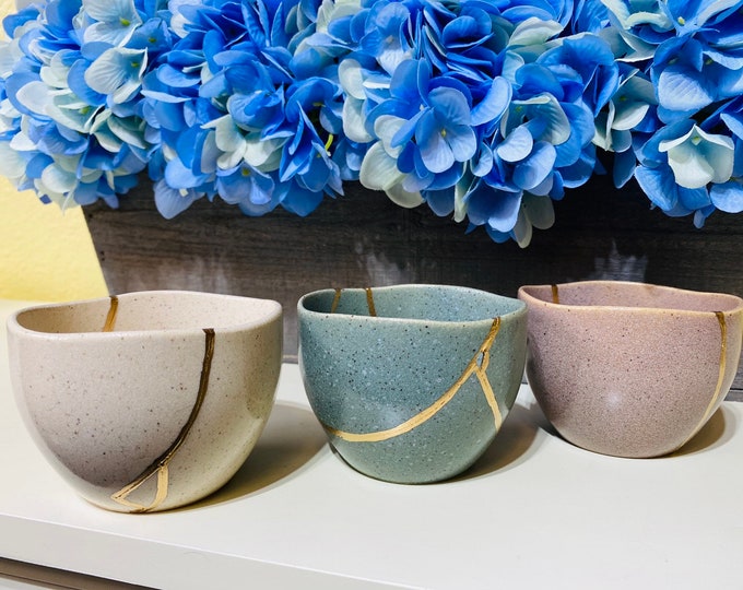 Kintsugi Bowl, Kintsugi Gift Set, Kintsugi Pottery, Kintsugi Art, Home ...