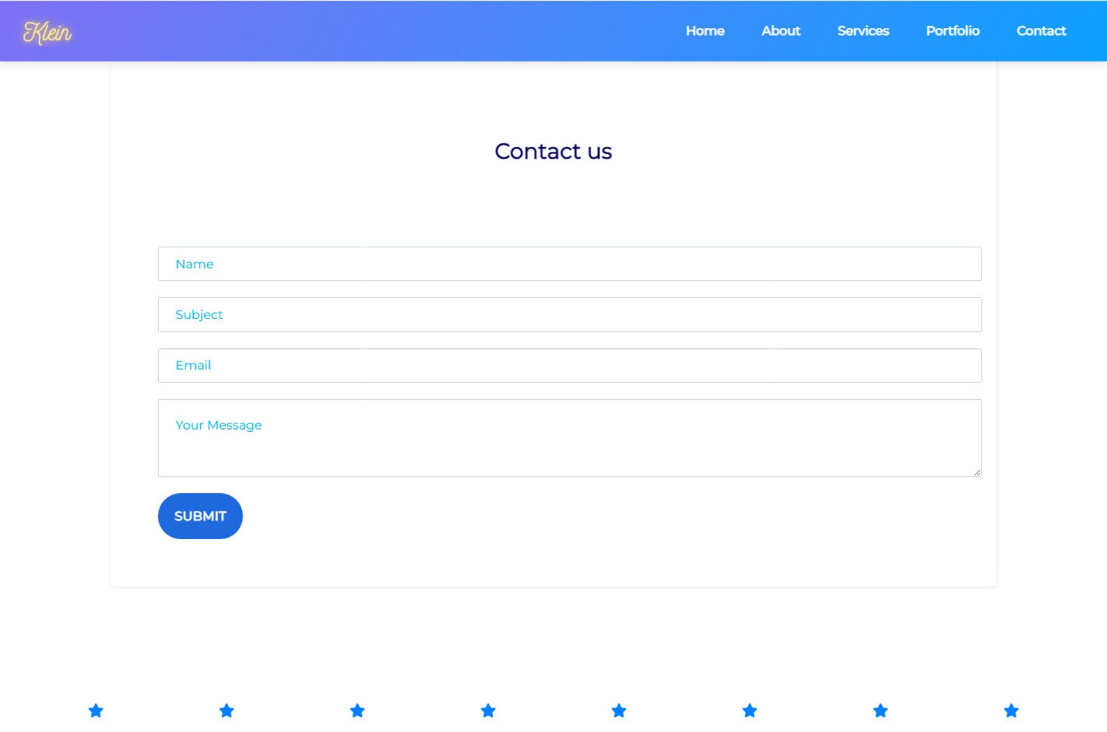 Klein - Bootstrap 5 Responsive Portfolio Template - Etsy
