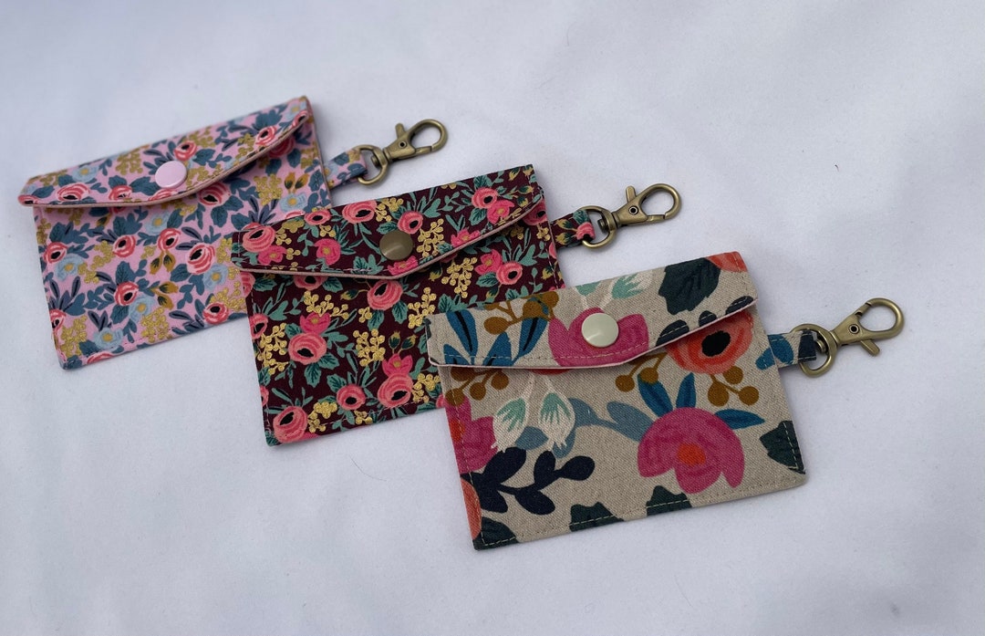 Cotton Fabric Card Holder Wallet for Business Cards Gift - Etsy