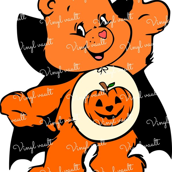 Care Bear Halloween Svg - Etsy UK