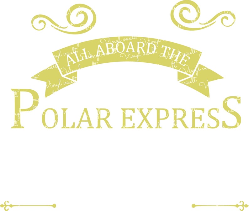 Editable Polar Express SVG - Etsy UK