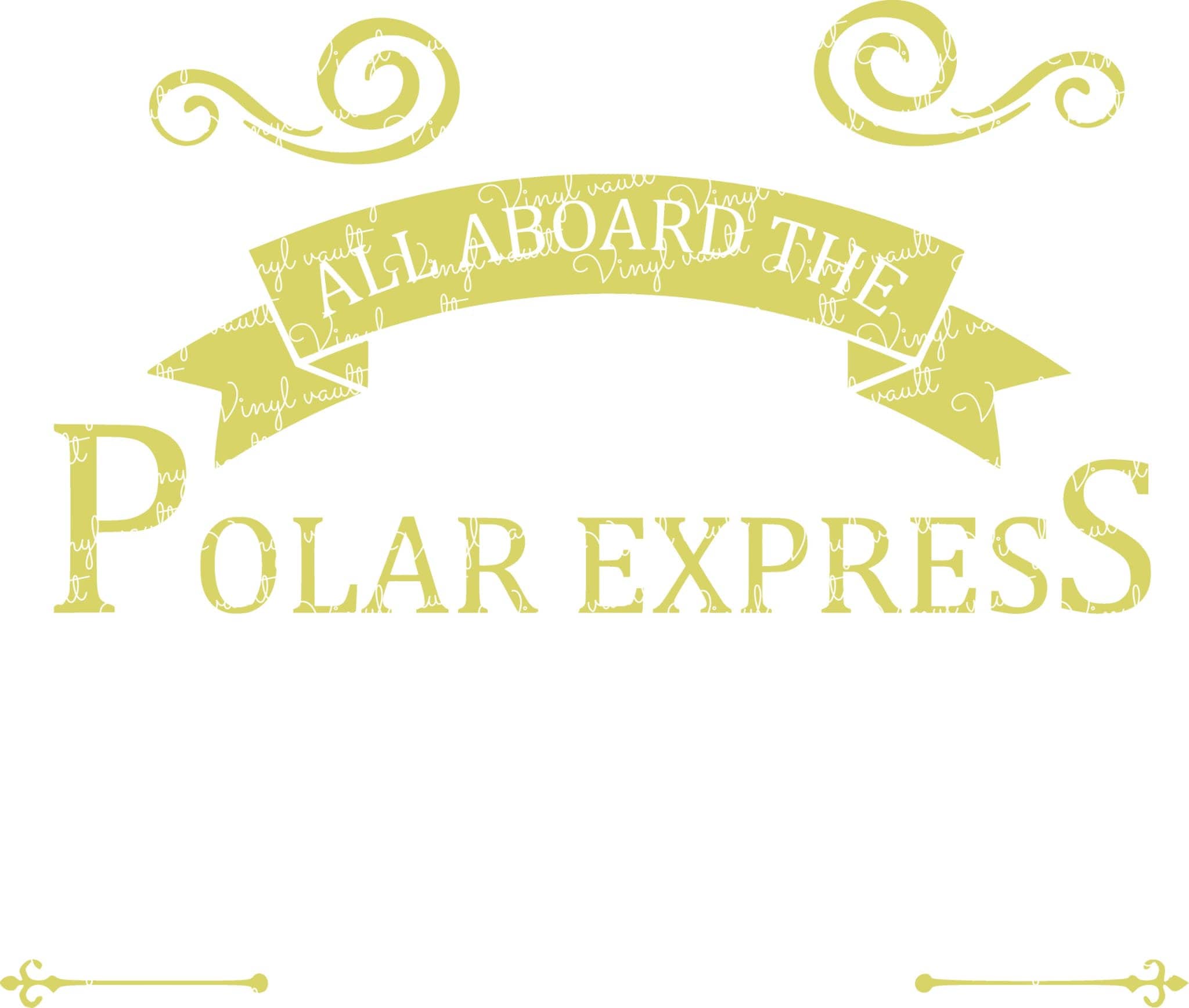 Editable Polar Express SVG - Etsy UK