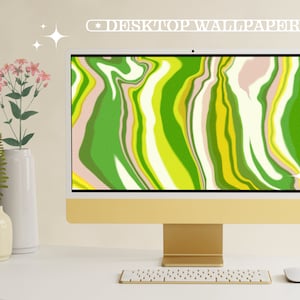 Retro 'liquified Dreams' Desktop Wallpaper - Etsy