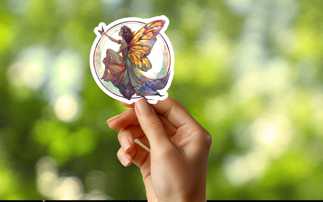 Colorful Fairy Sticker, Pixie Sticker, Notebook Sticker, Planner ...