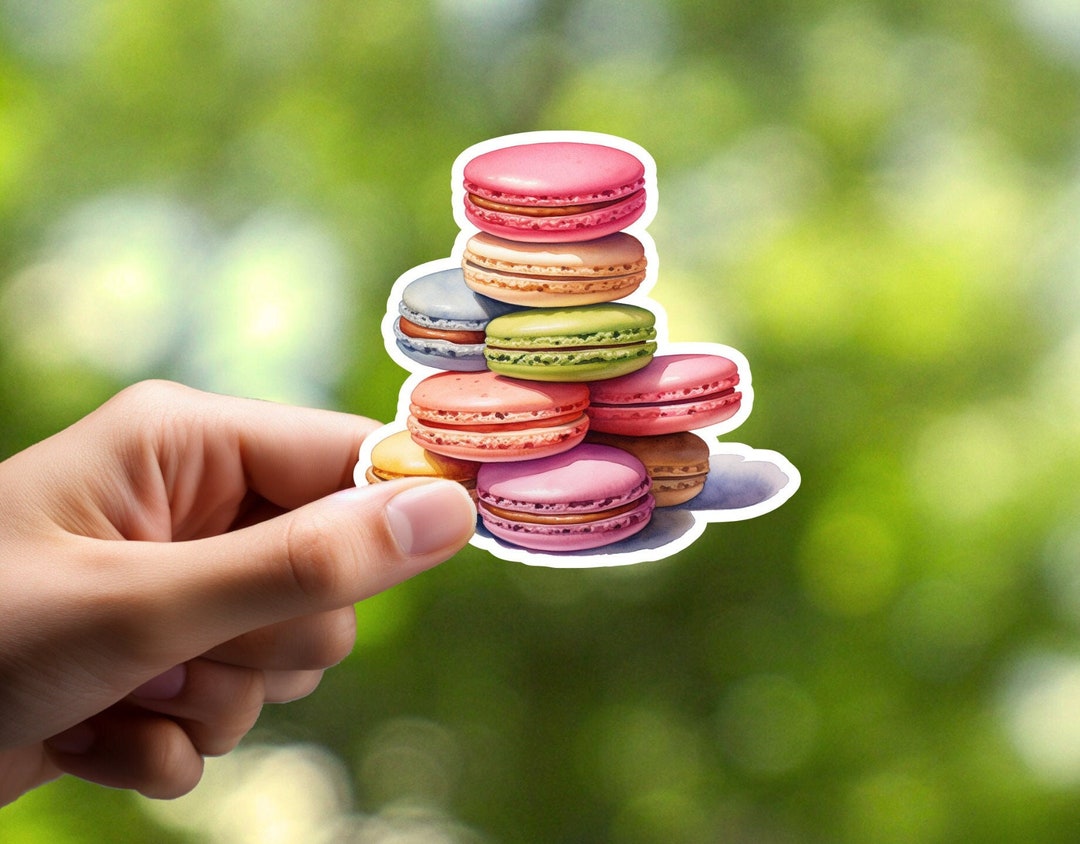 Macaron Pile Sticker, Notebook Sticker, Laptop Sticker, Journal Sticker ...