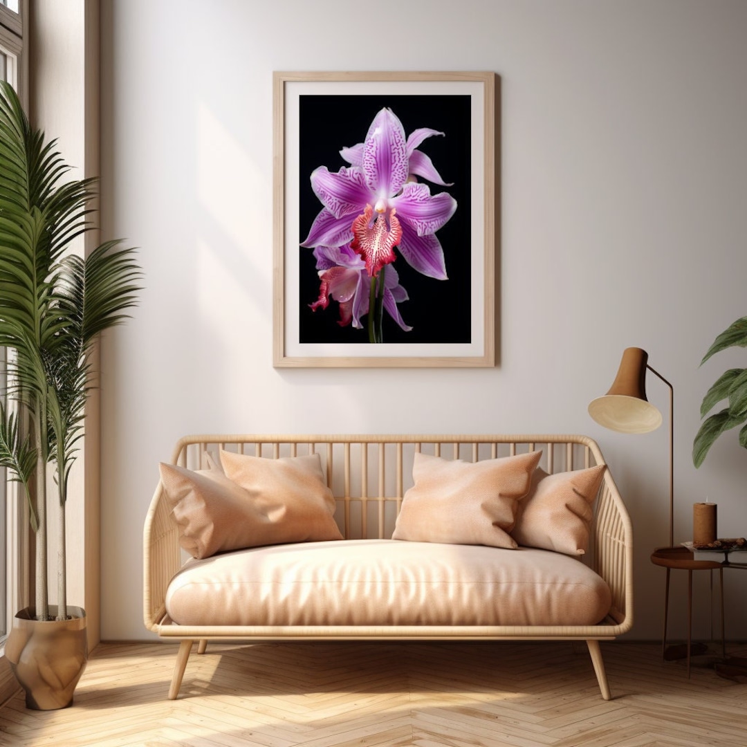 Orchid Poster, Flower Wall Art - Etsy