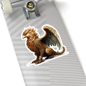 Griffin Sticker, Mythical Creature, Laptop Sticker, Notebook Sticker ...