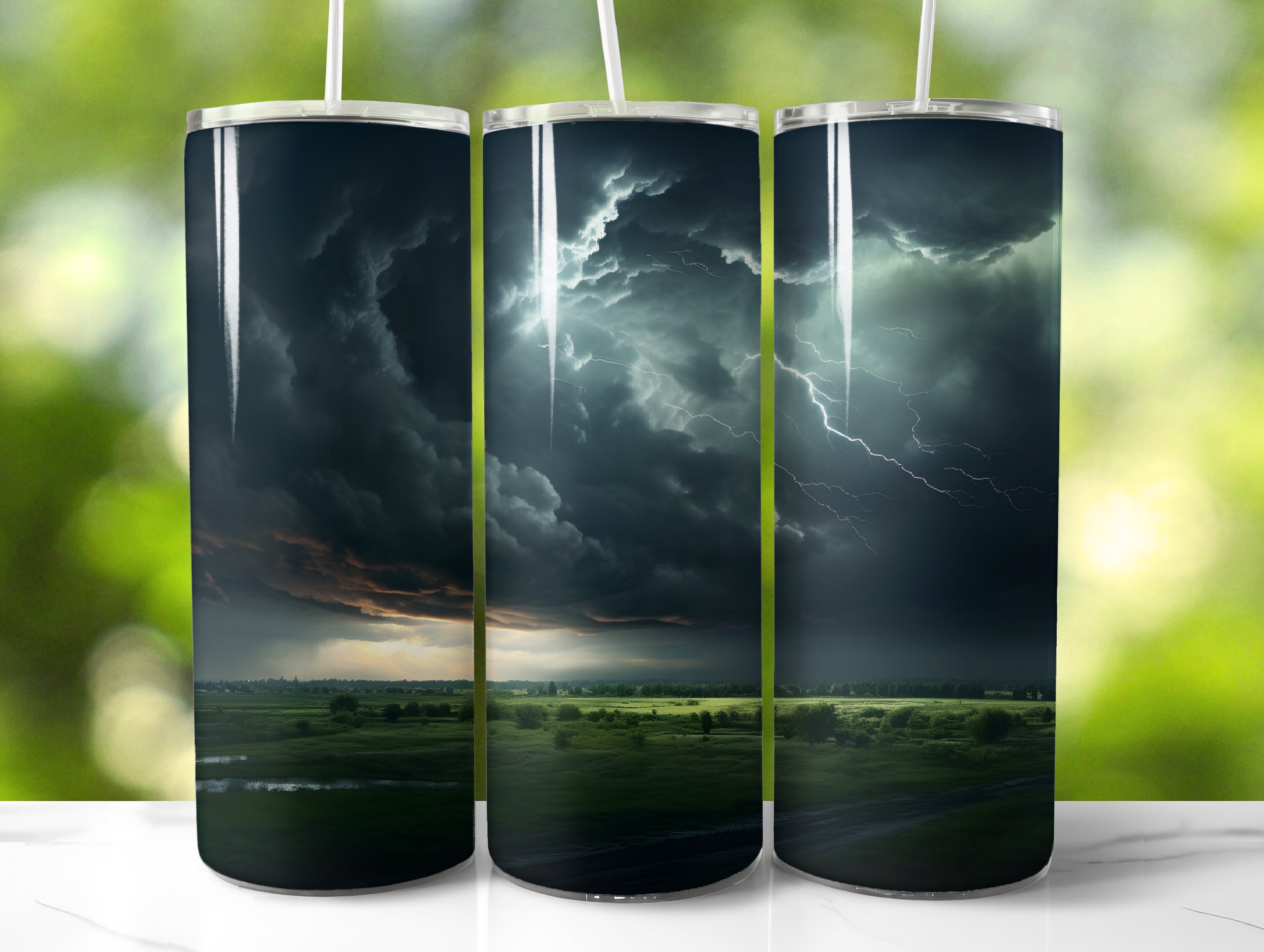 Storm Tumbler, 20 Oz Skinny Tumbler - Etsy