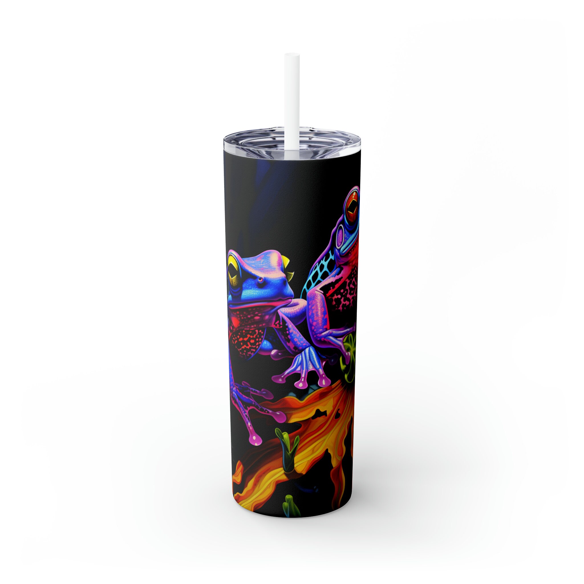 Neon Poison Dart Frogs Tumbler 20 Oz Skinny Tumbler - Etsy