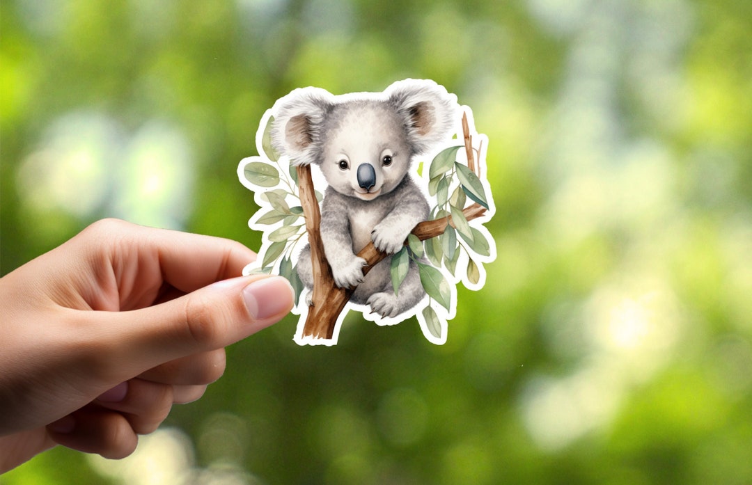 Koala Sticker, Animal Sticker, Journal Sticker, Planner Sticker ...