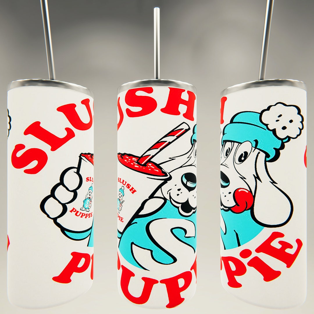 Digital Slush Puppie Puppy Dog Vintage Nostalgic Drink PNG Sublimation ...