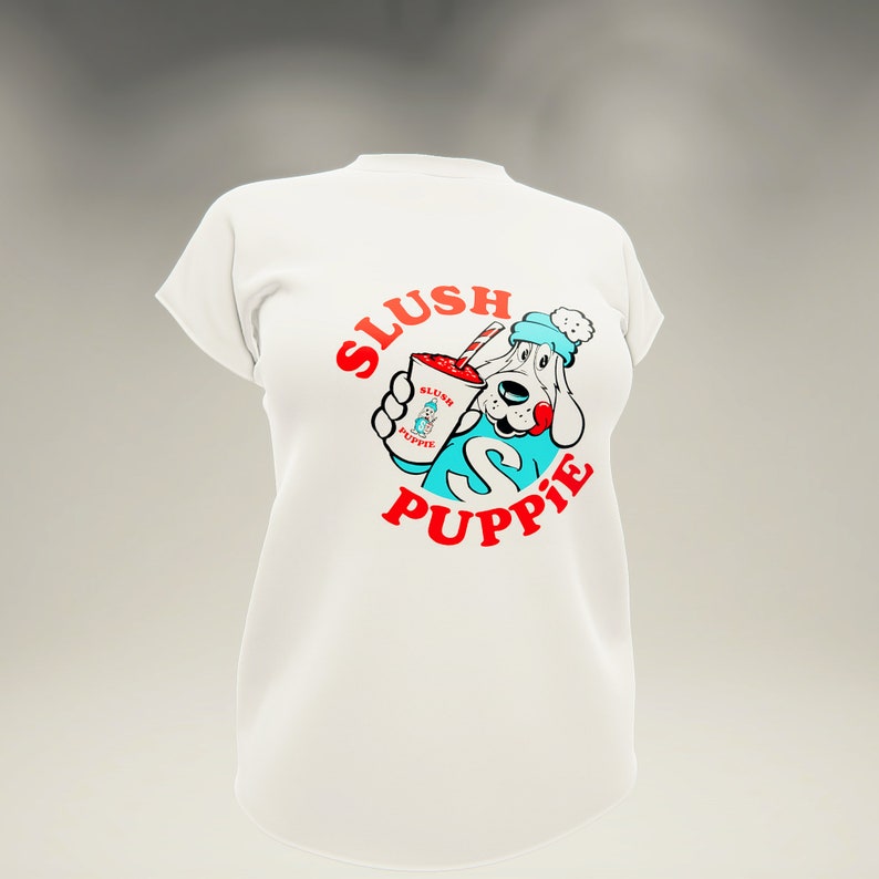 Digital Slush Puppie Puppy Dog Vintage Nostalgic Drink PNG Sublimation ...