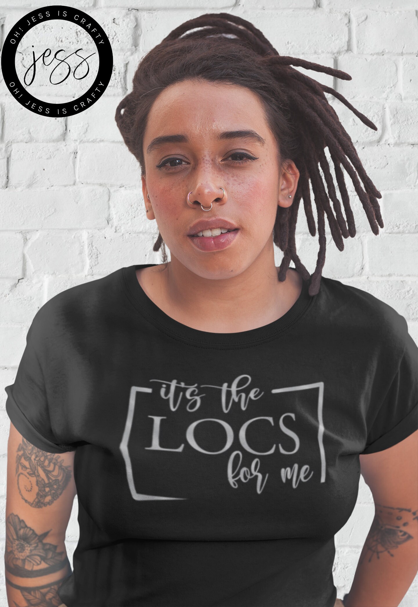It's the Locs for Me SVG Silver Metallic Locs Are Beautiful in All ...