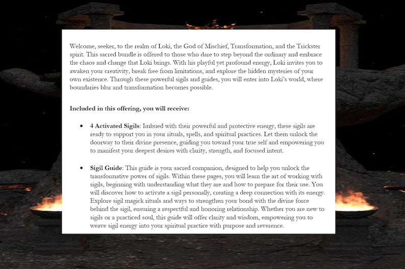 Loki Activated Sigils & Sigil Guide Working With Demon Magic Book of ...