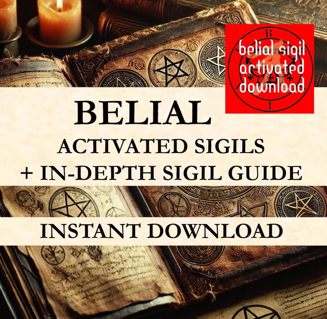 Activated Belial Sigil + Guidebook | Money, Power Manifestation Digital ...