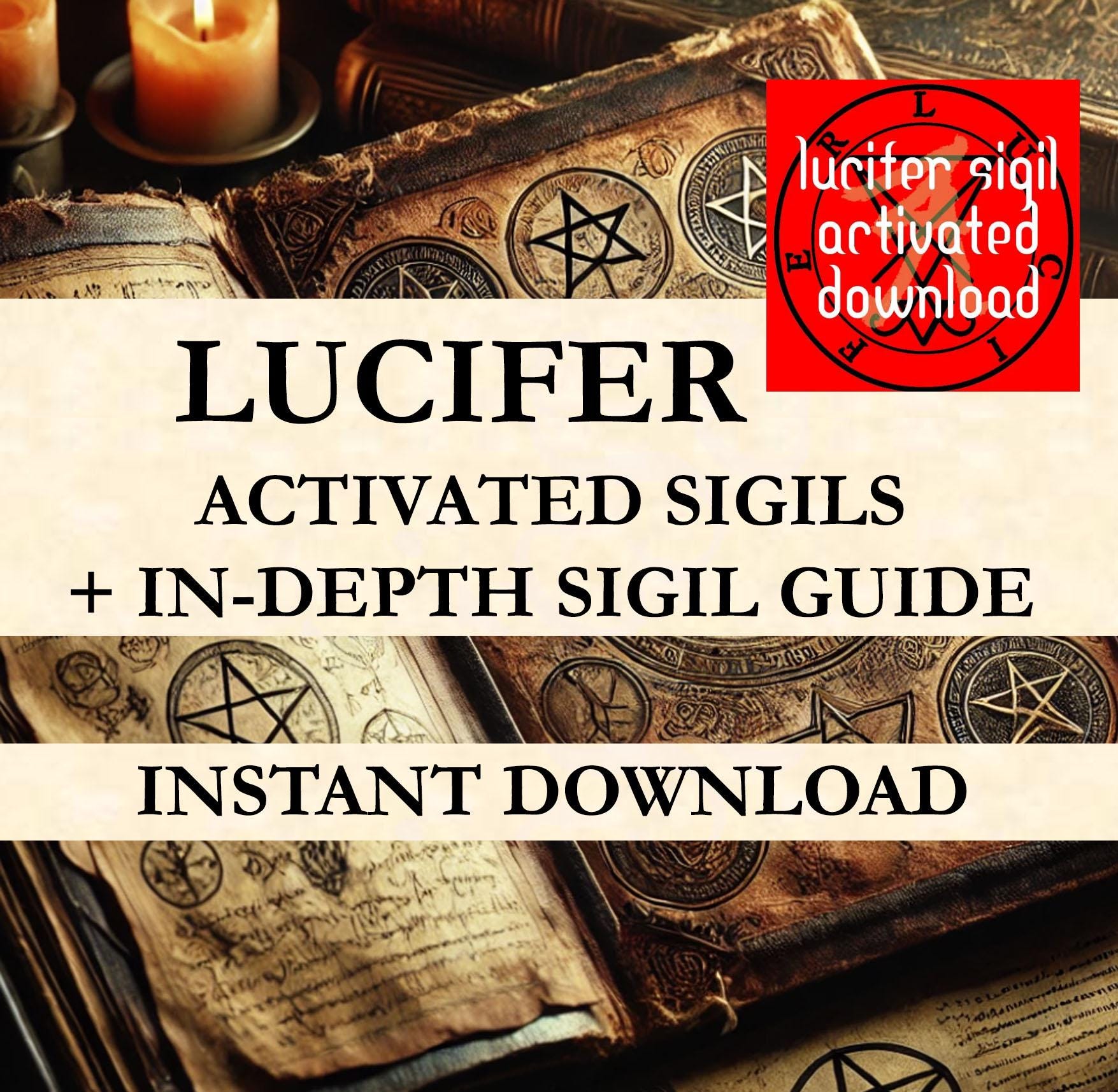 Lucifer Activated Sigils Sigil Guide Working With Demon Magic Book of ...