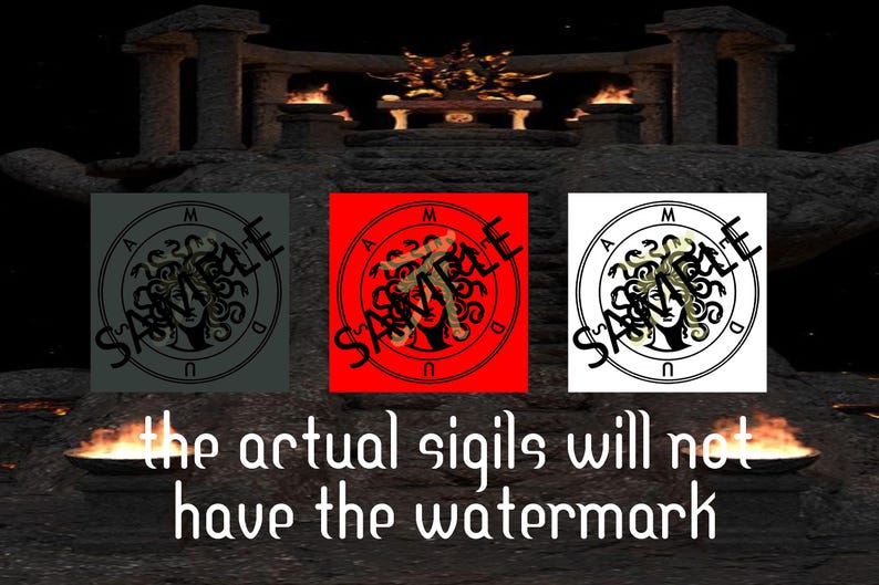 Medusa Activated Sigils & Sigil Guide Working With Demon Magic Book of ...