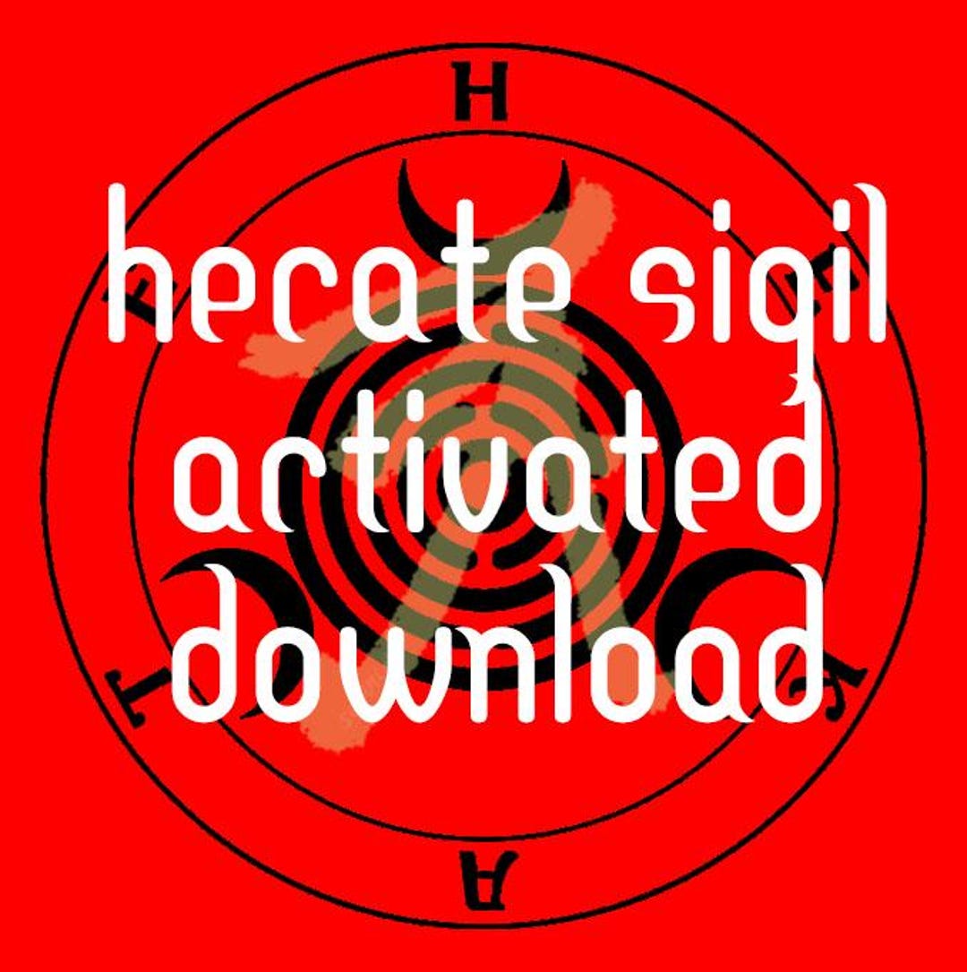 Hekate Sigil Demon Activated Portal PNG Vector JPG Witchcraft Psychic ...
