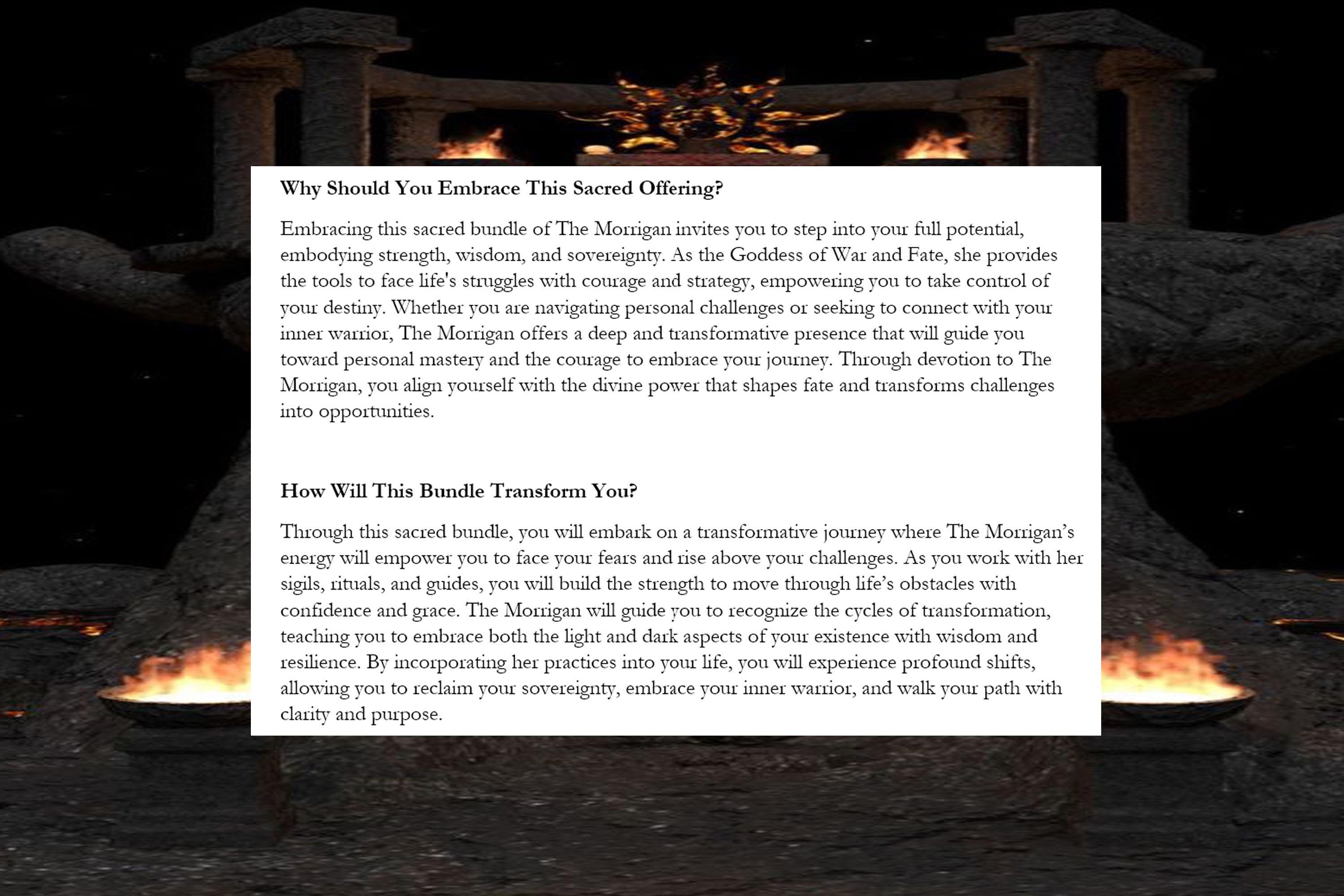 The Morrigan Activated Sigils Sigil Guide Working Demon Magic Book of ...